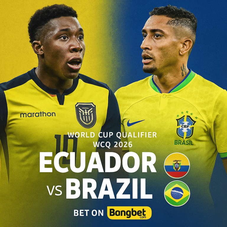 Ecuador vs Brazil Prediction & Betting Tips – WCQ 2026 | Bangbet Kenya News